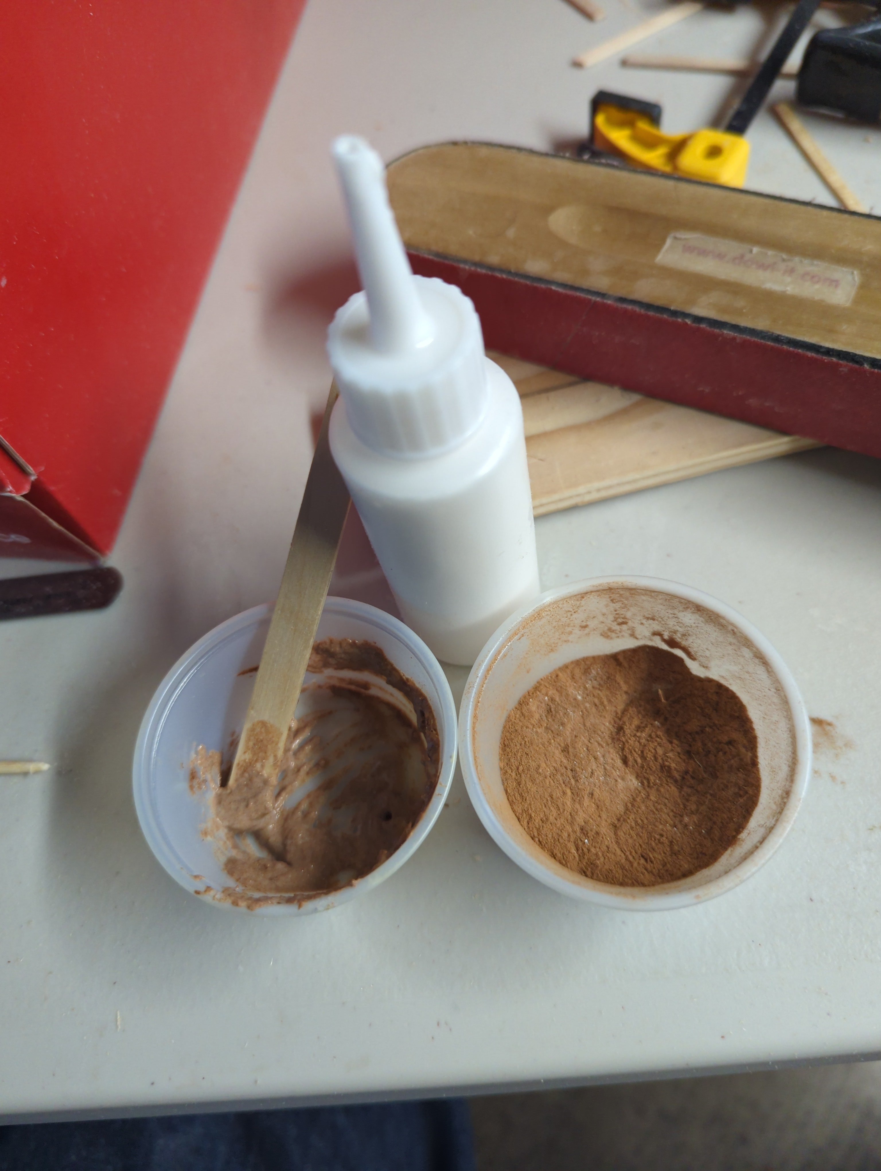 Wood Putty - Roland's Ship Building Blog