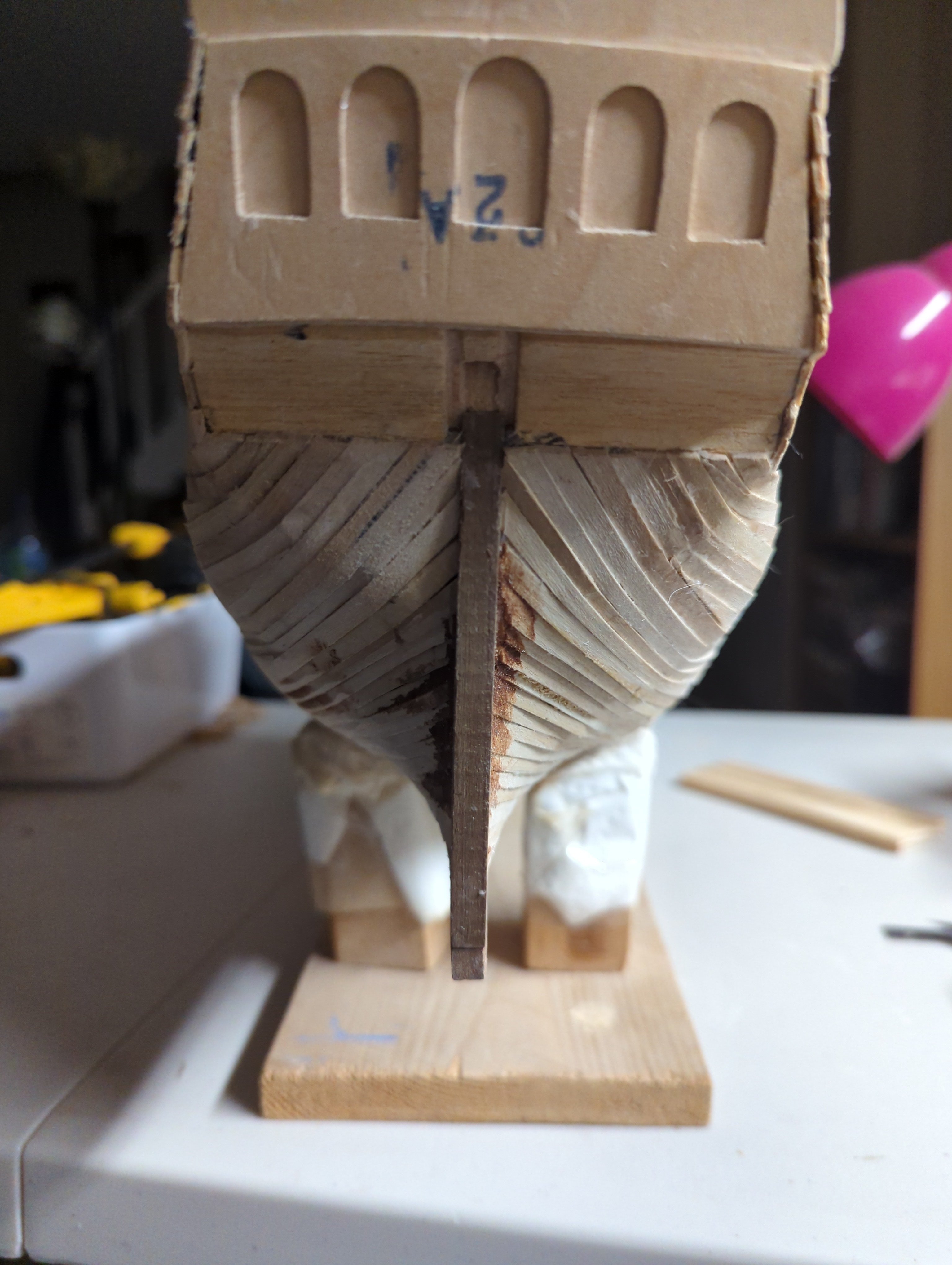 Sanding - Roland's Ship Building Blog
