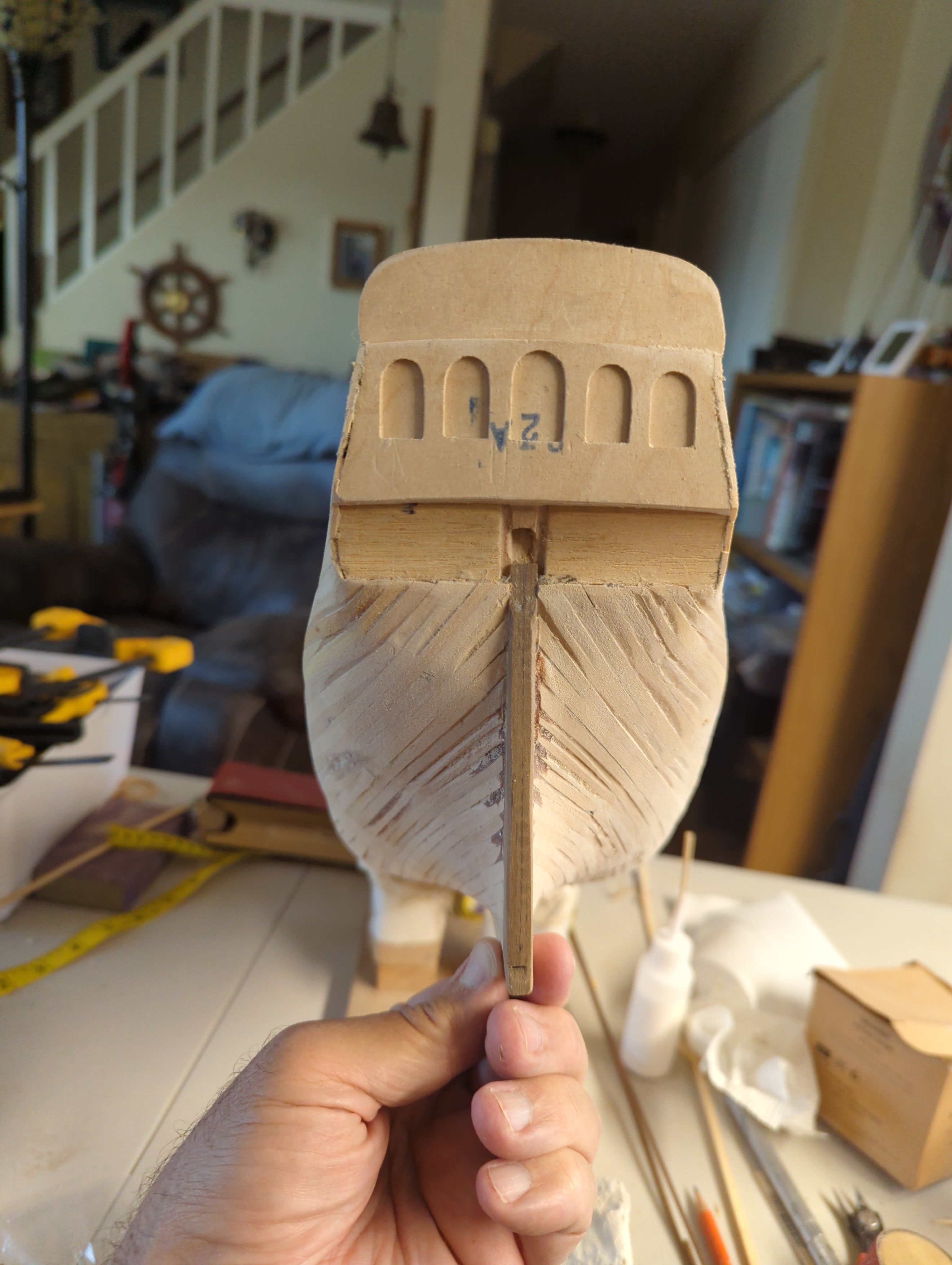 Sanding - Roland's Ship Building Blog